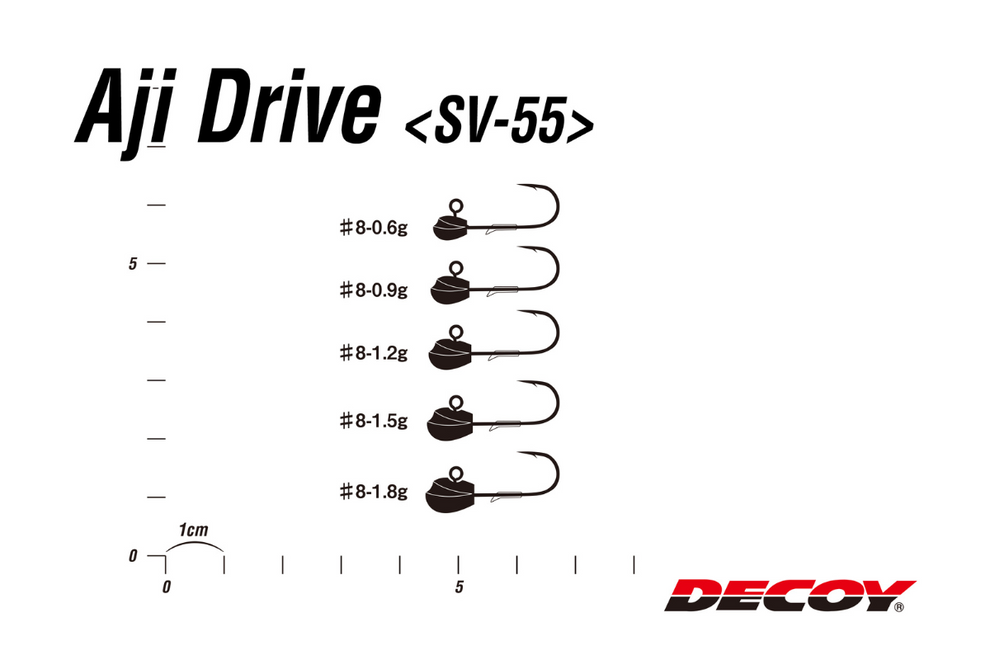 Decoy SV-55 Aji Drive – Ultralight Fishing Tackle